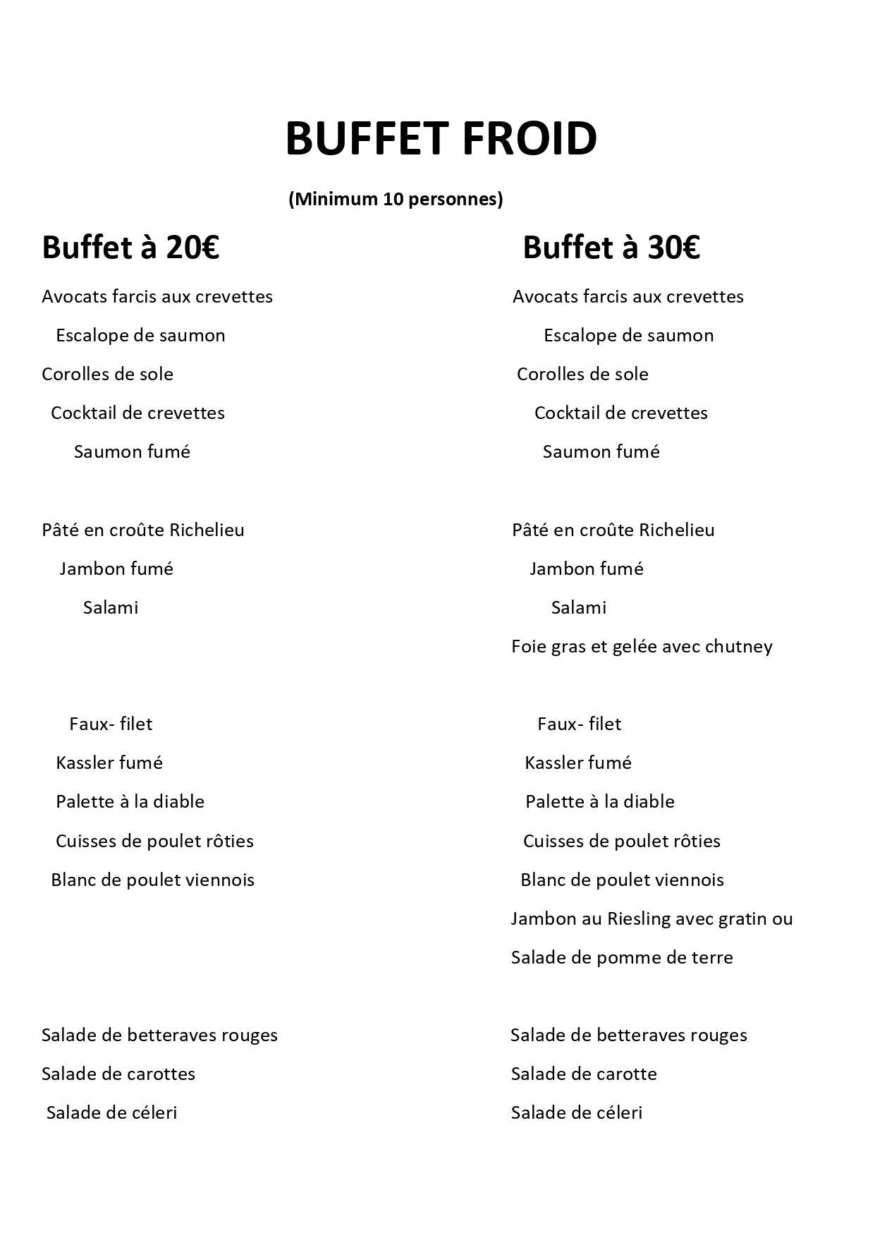 Menu-Traiteur - Traiteur-diebold-haguenau